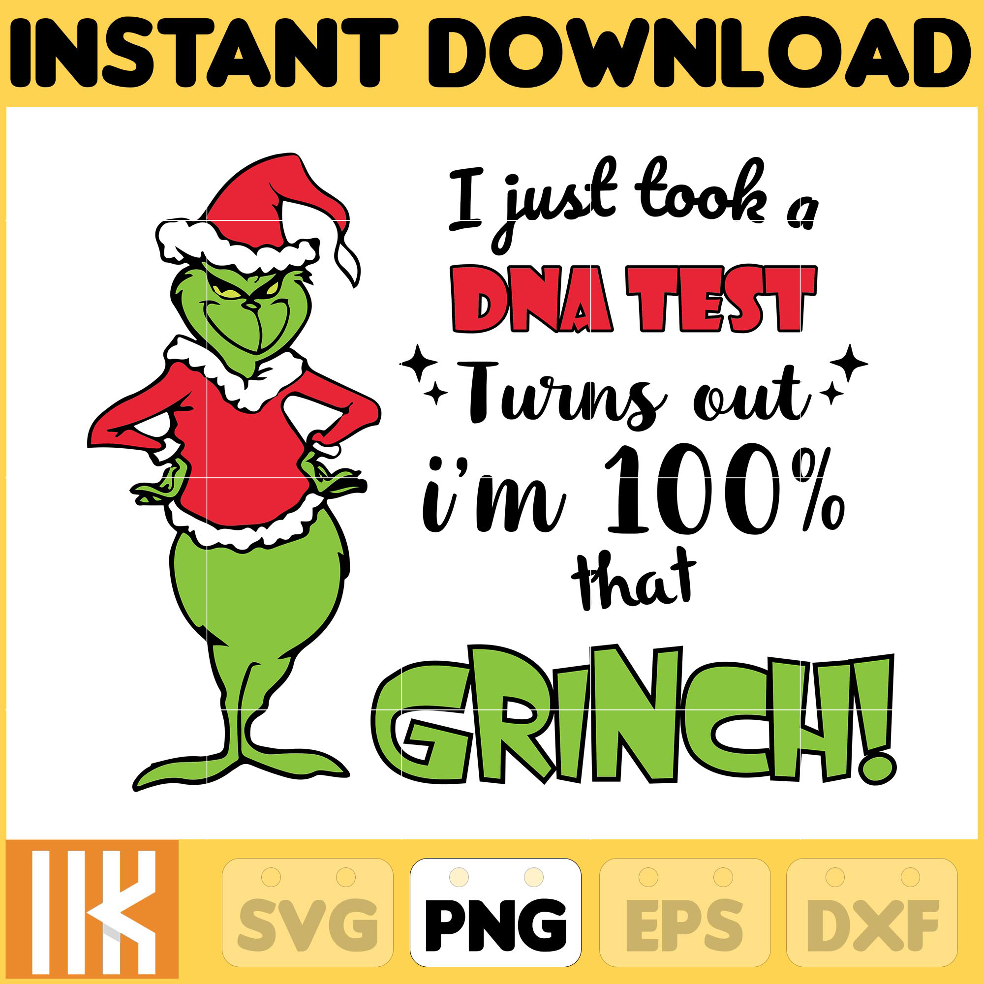 The Grinch Png, I Just Took A Dna Test Turns Out I'm 100 Tha | Inspire ...