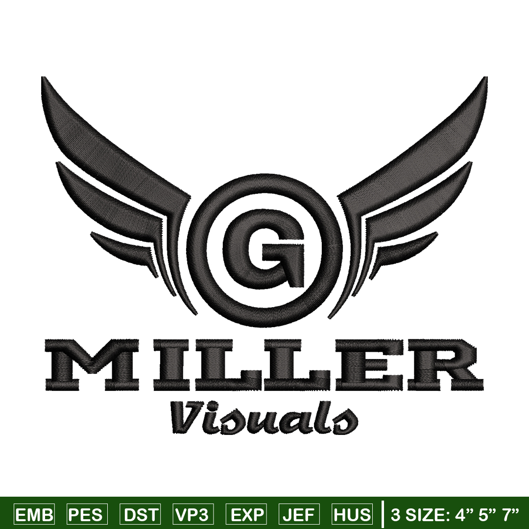 Miller logo embroidery design, Miller logo embroidery, anime - Inspire ...
