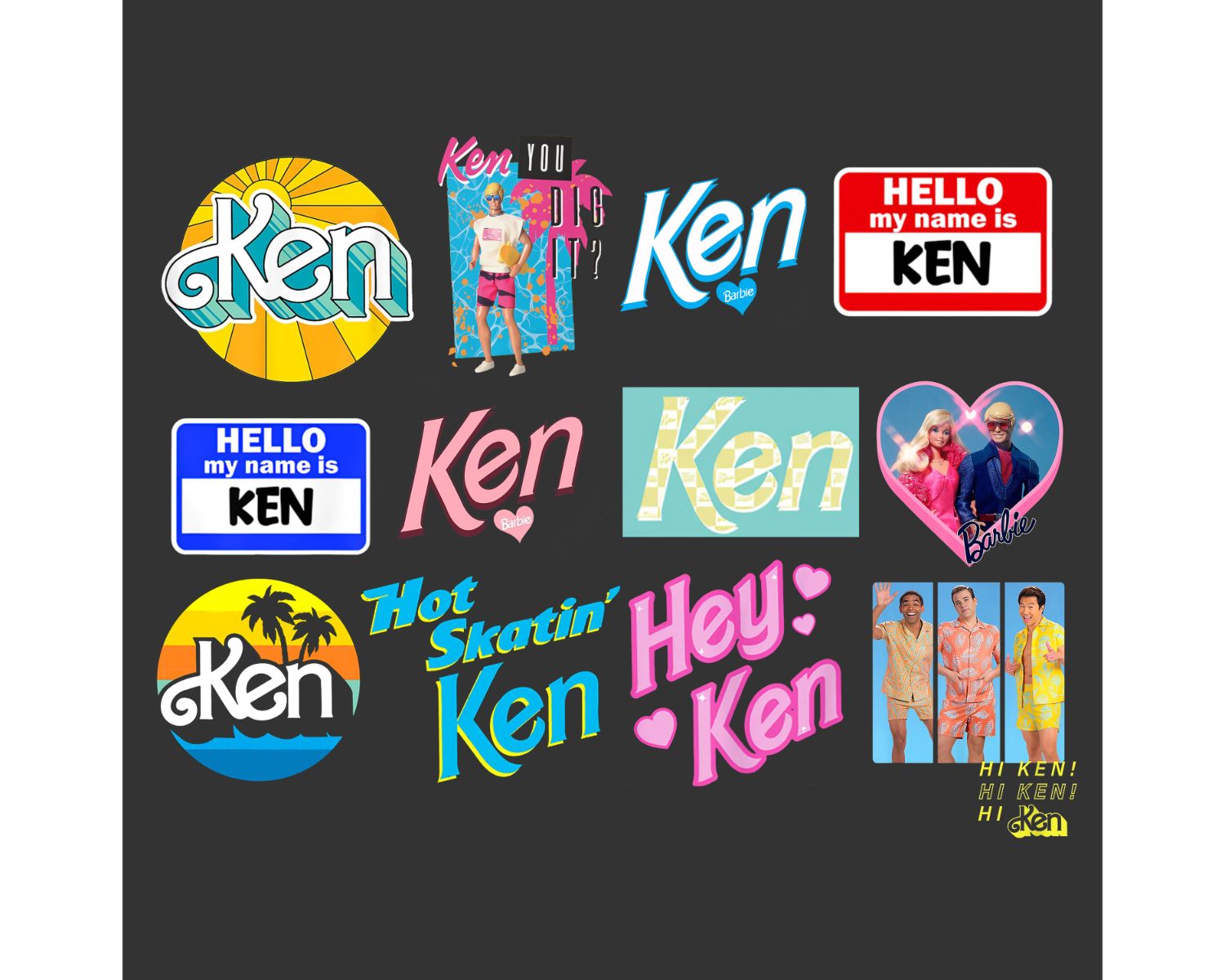 Barbi SVG, Barbi PNG, Ken SVG, Ken Png, Doll Svgs and Pngs L | Inspire ...