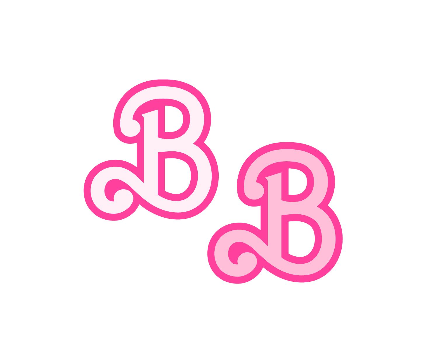Barbi B Logo in Barbi Pink SVG Instant Digital Download PNG - Inspire ...