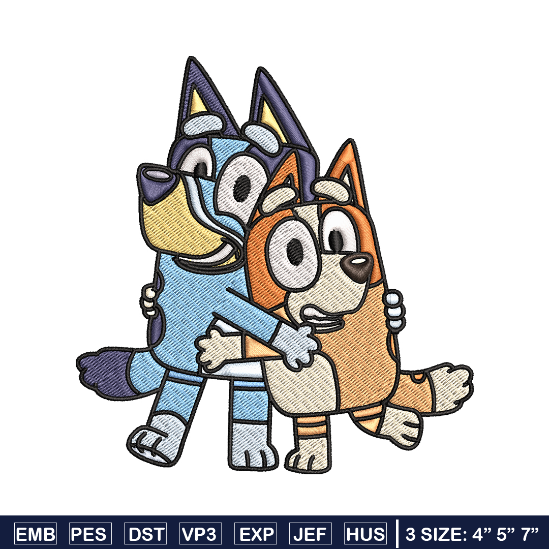 Mom and Dad Bluey Embroidery, Bluey Embroidery, Embroidery F | Inspire ...