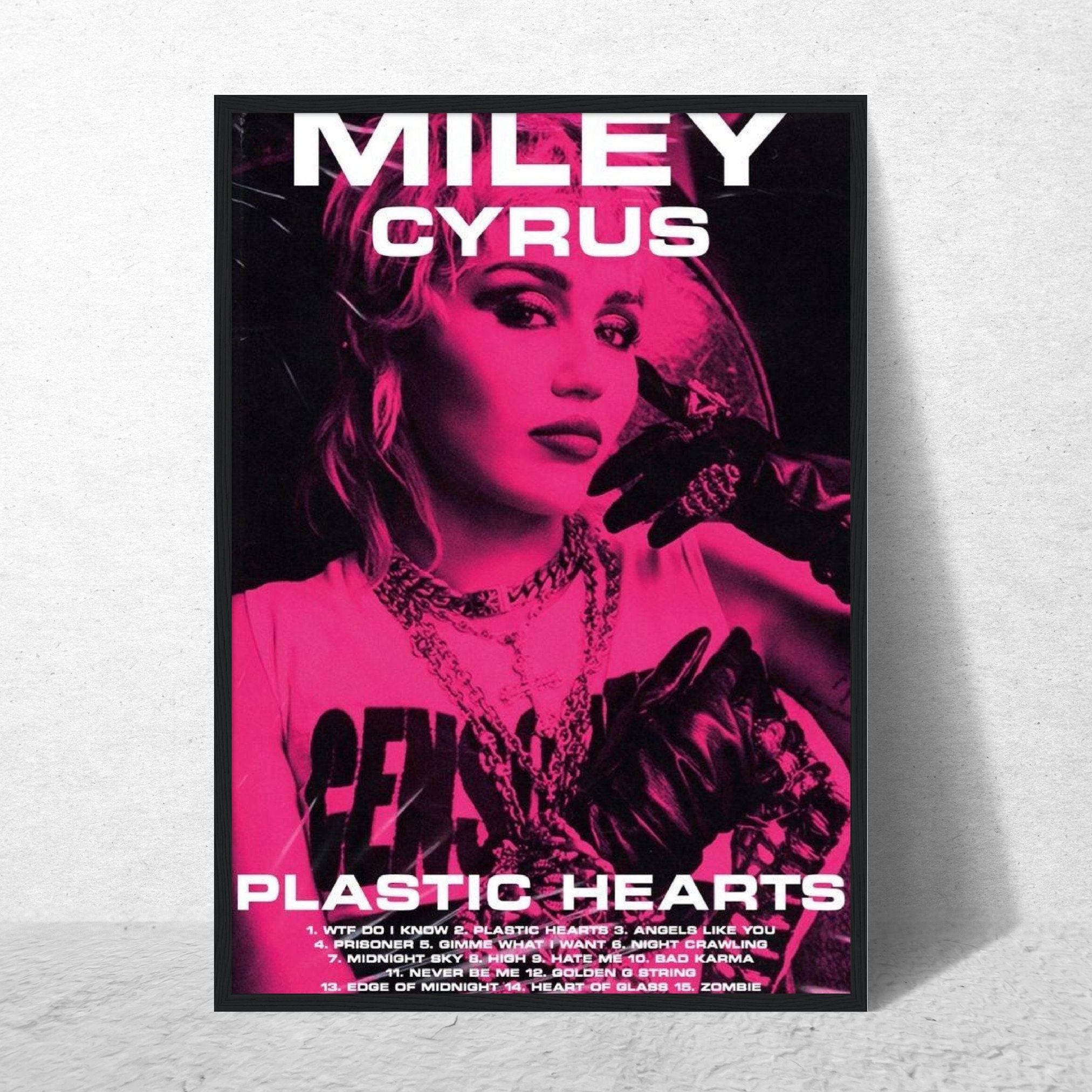 MILEY CIRUS Poster Vintage Wall Art Music Memorabilia Ret | Inspire Uplift