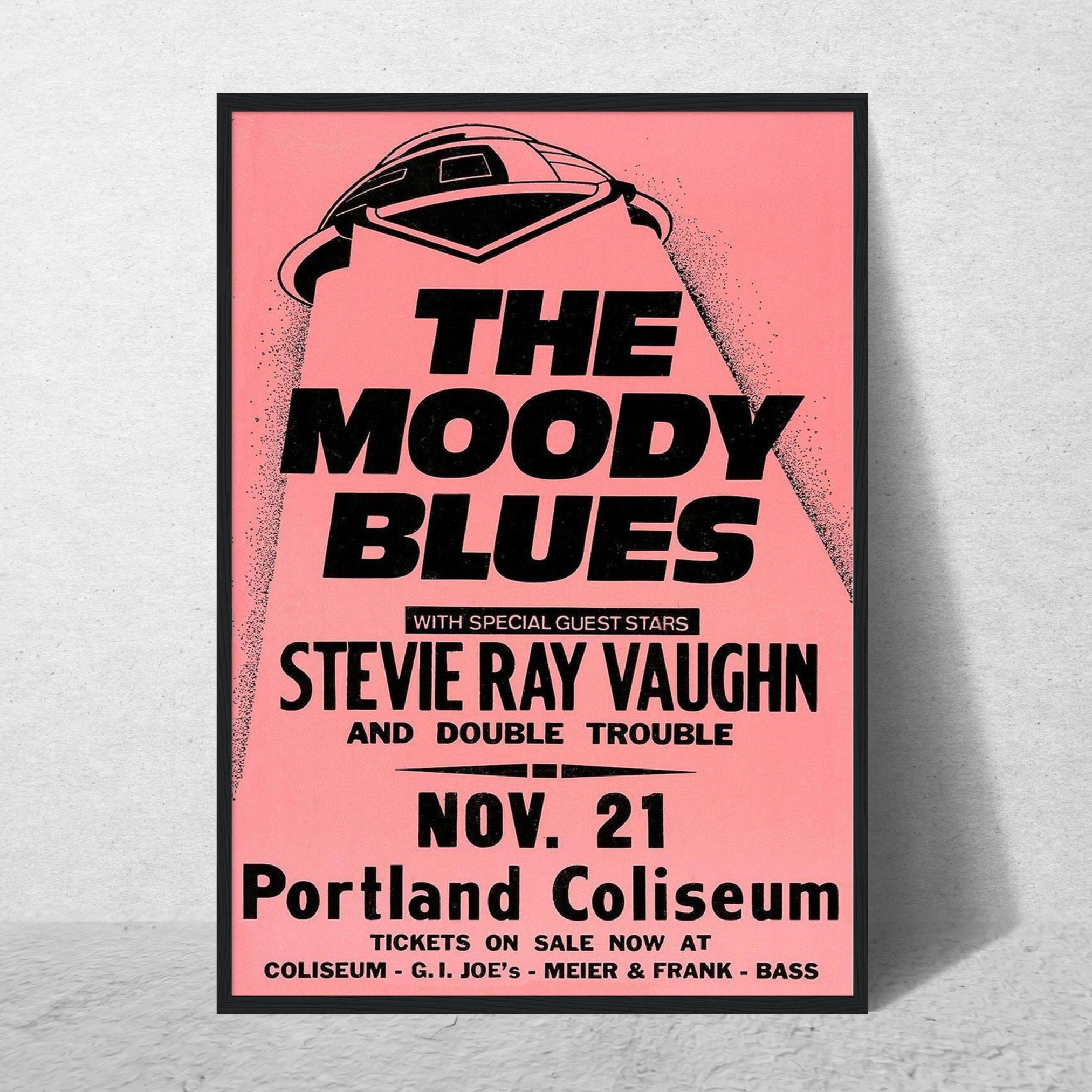 THE MOODY BLUES Band Poster Vintage Wall Art Music Memorab | Inspire Uplift