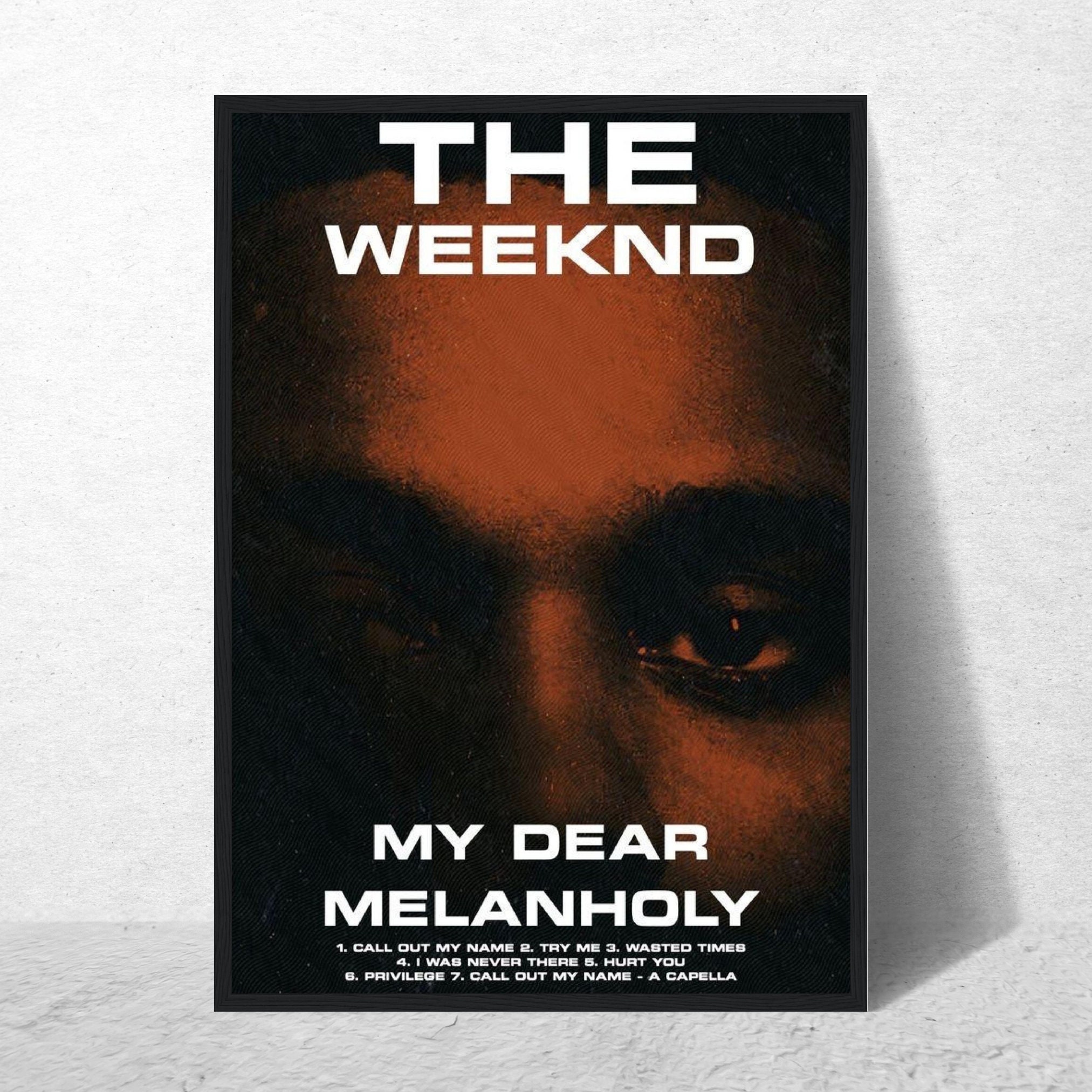 THE WEEKND Poster Vintage Wall Art Music Memorabilia Retr | Inspire Uplift
