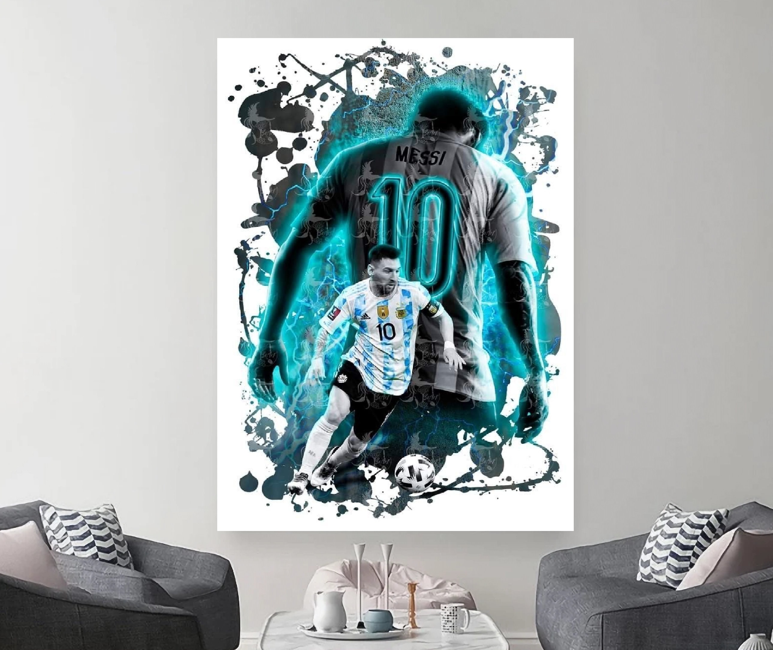 Lionel Messi Canvas, Champion Messi, TrendCanvas Argentina L | Inspire ...