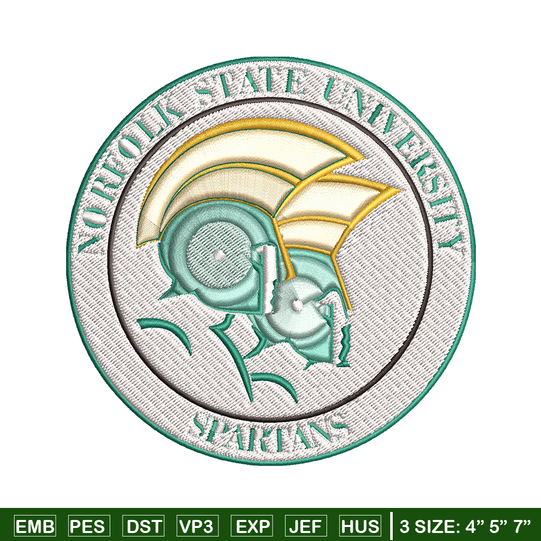 Norfolk State Spartans embroidery, Norfolk State Spartans em | Inspire ...
