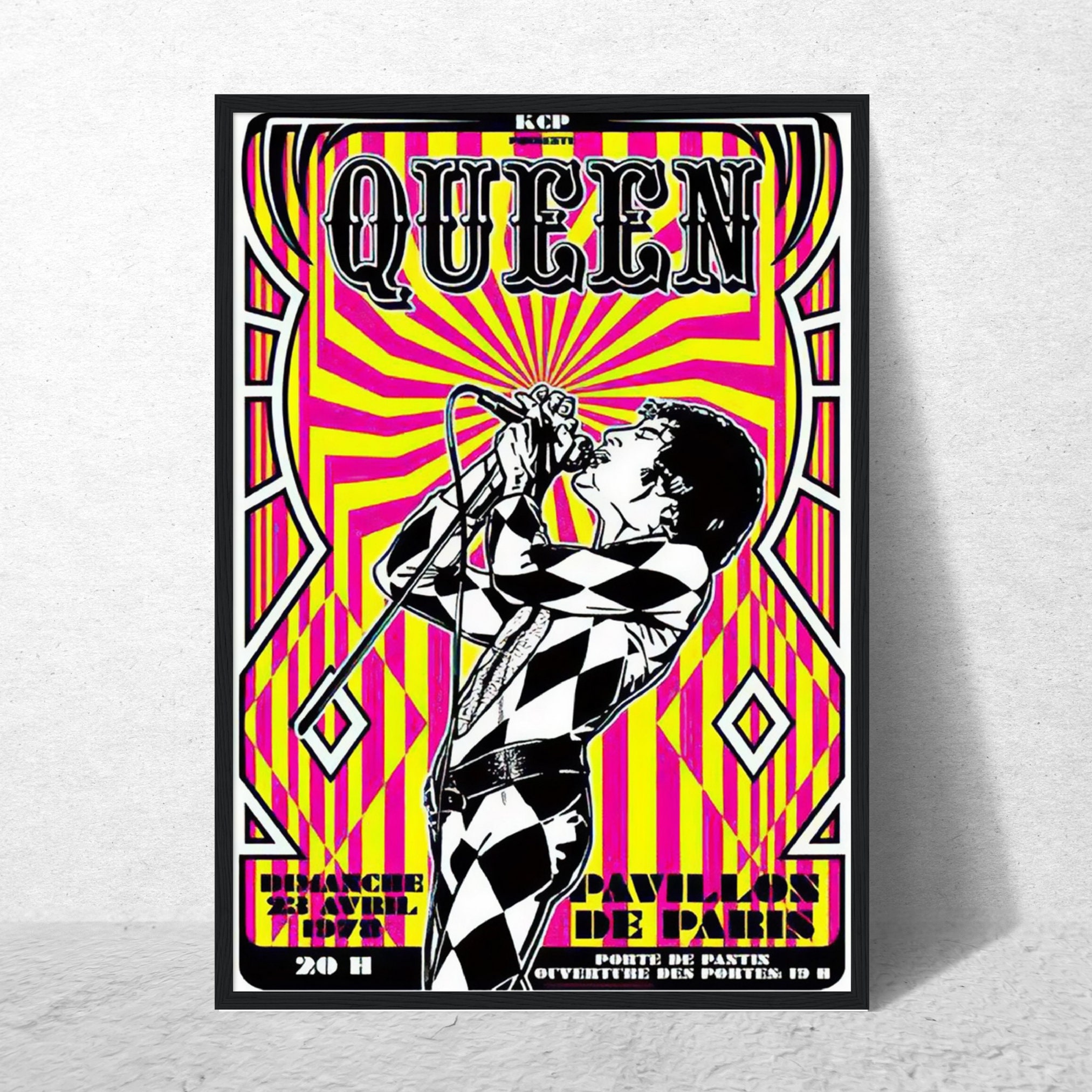 QUEEN Band Poster Vintage Wall Art Music Memorabilia Retr | Inspire Uplift