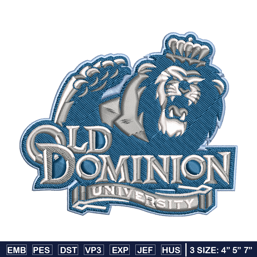 Old Dominion Monarchs embroidery design, Old Dominion Monarc | Inspire ...