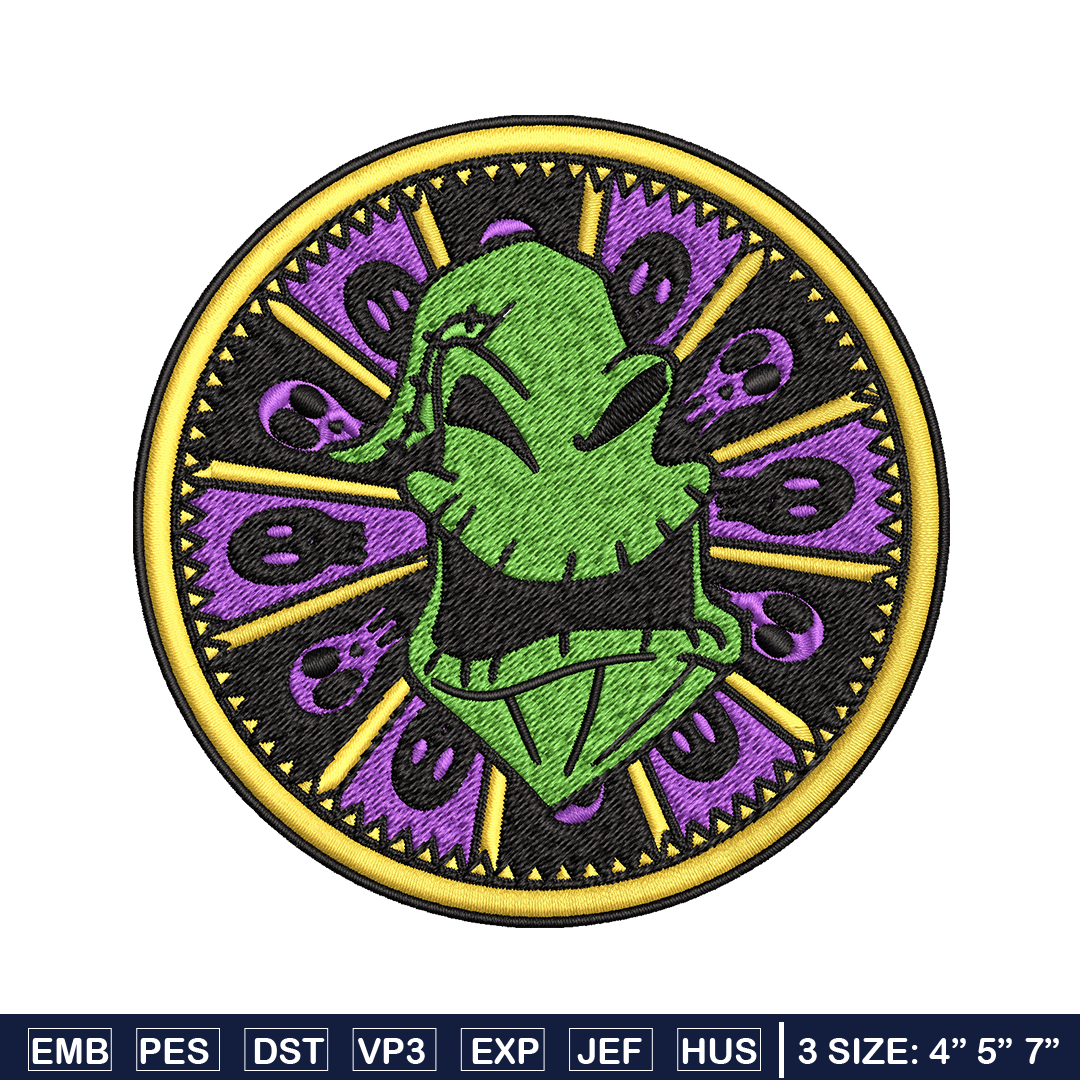 Oogie Boogie Logo Embroidery design, Oogie Boogie Logo Embro | Inspire ...