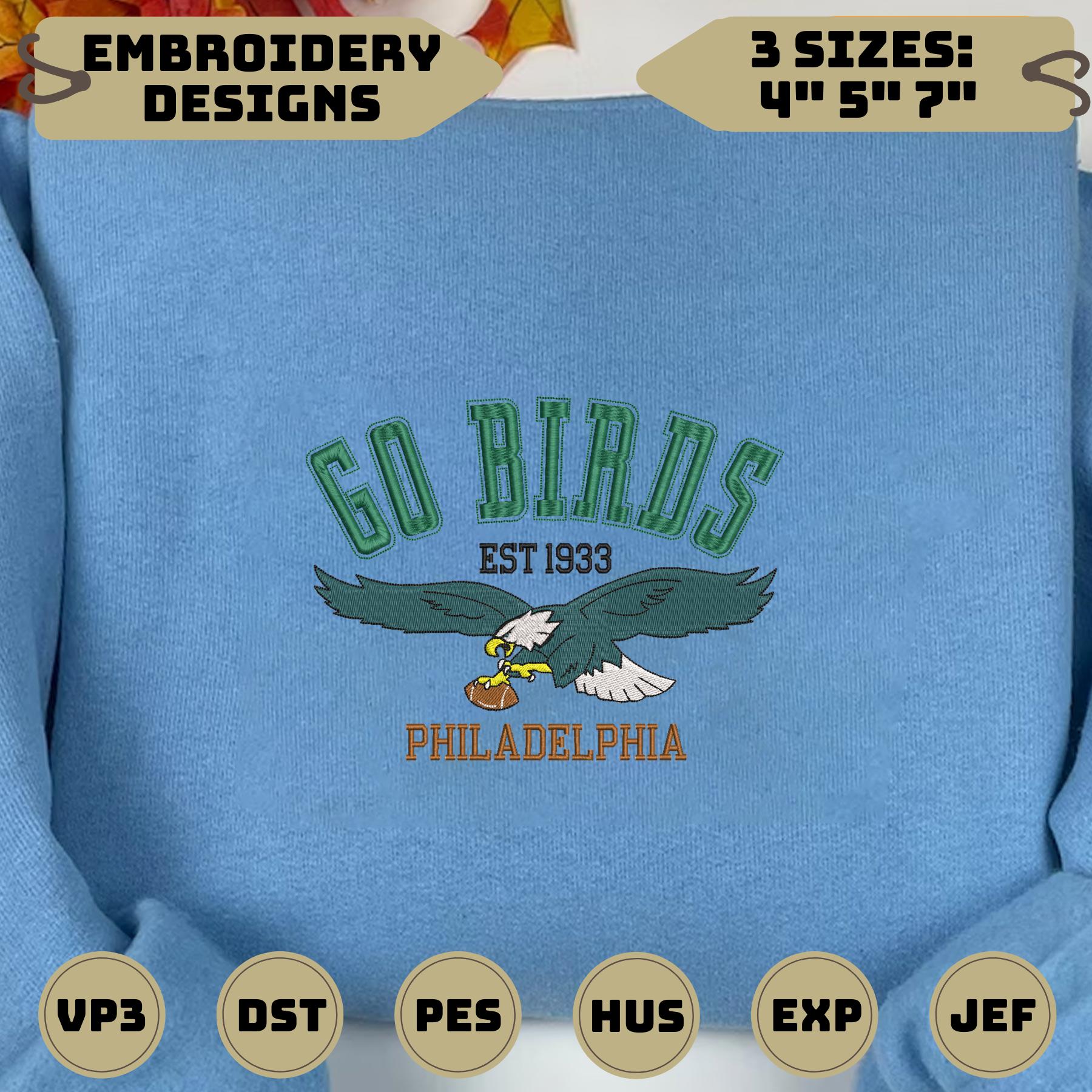 NFL Philadelphia Eagles Embroidery Design, NFL Football Logo | Inspire ...