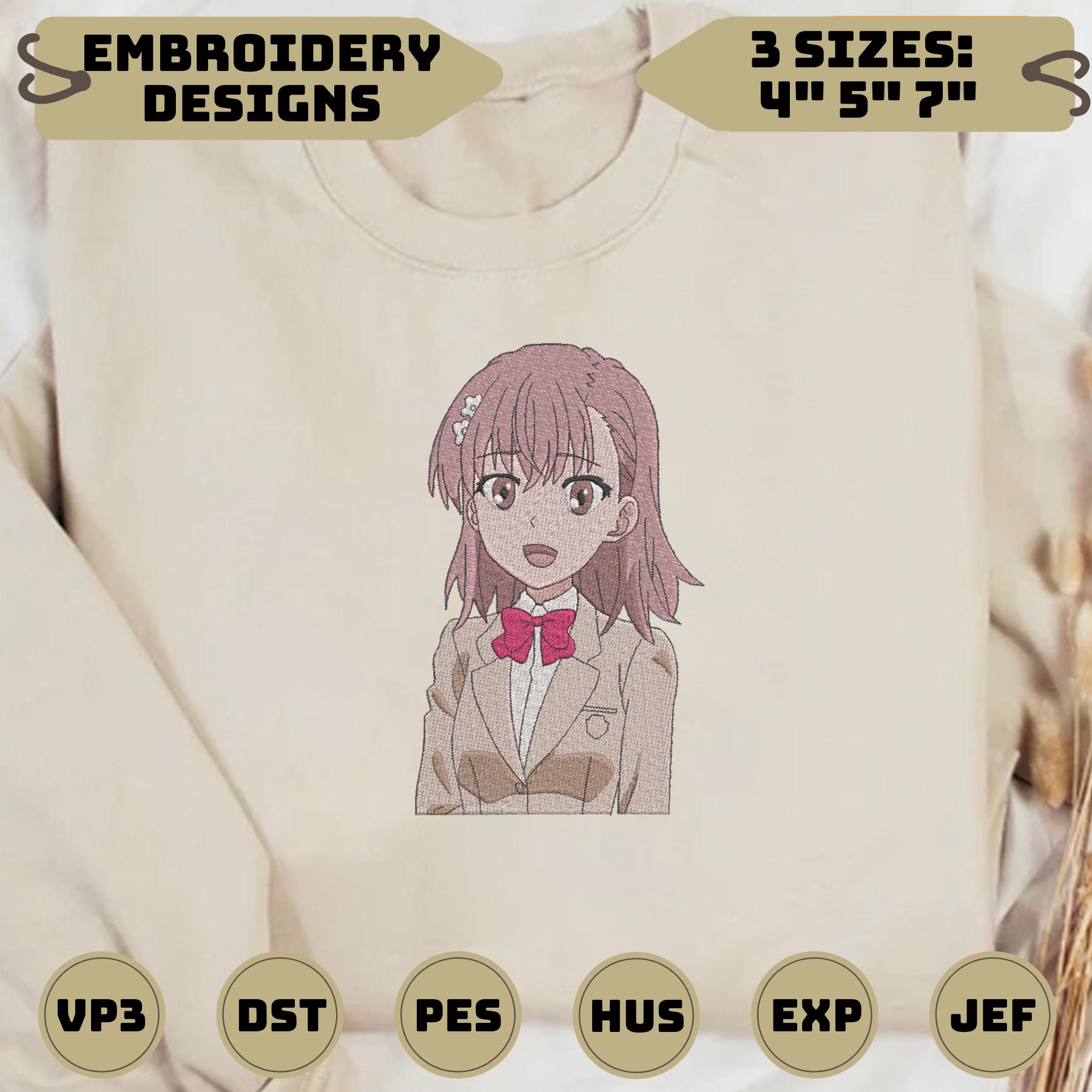 Anime Inspired Embroidery Designs, Anime Character Embroider - Inspire ...
