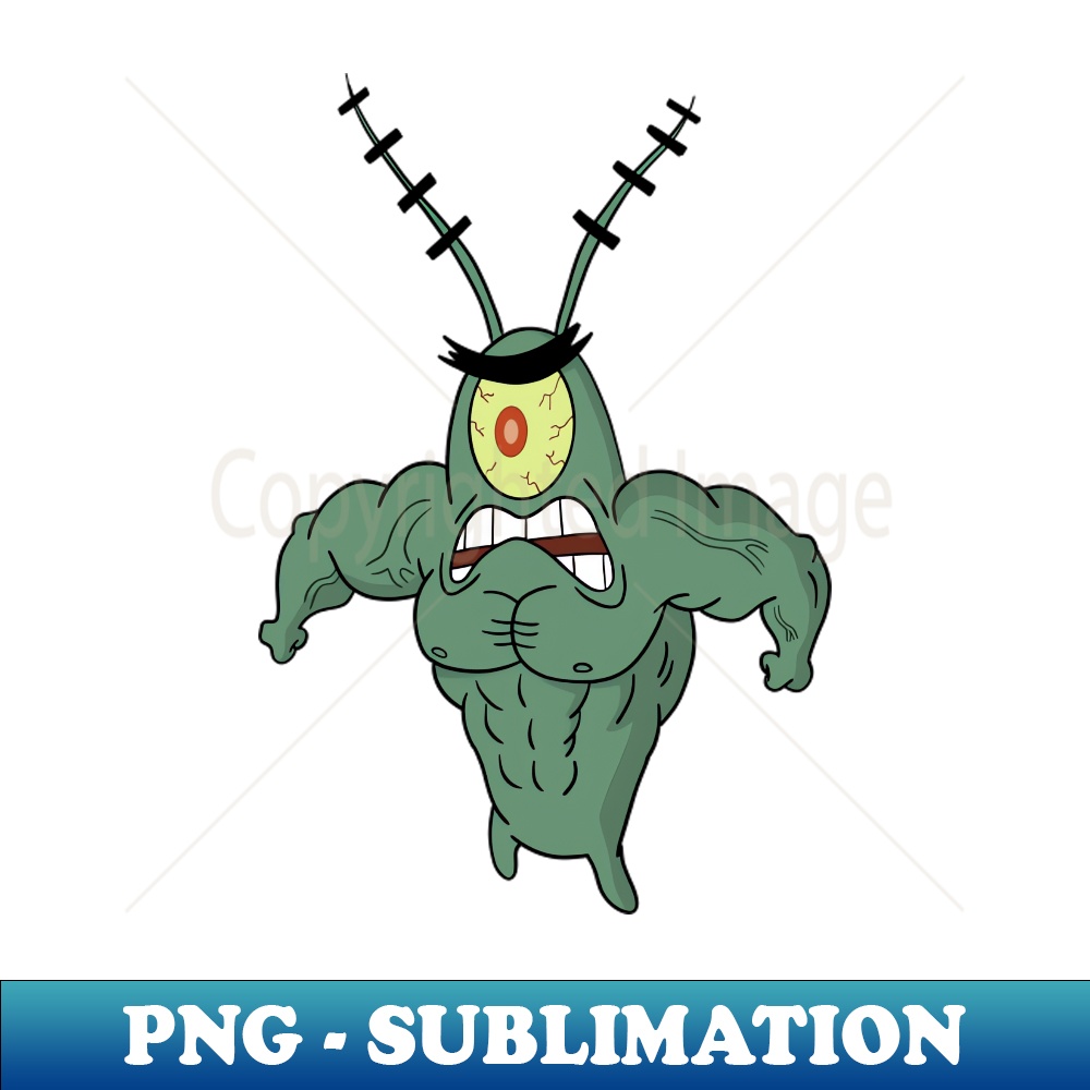 Buff Plankton - PNG Transparent Sublimation Design - Defying | Inspire ...