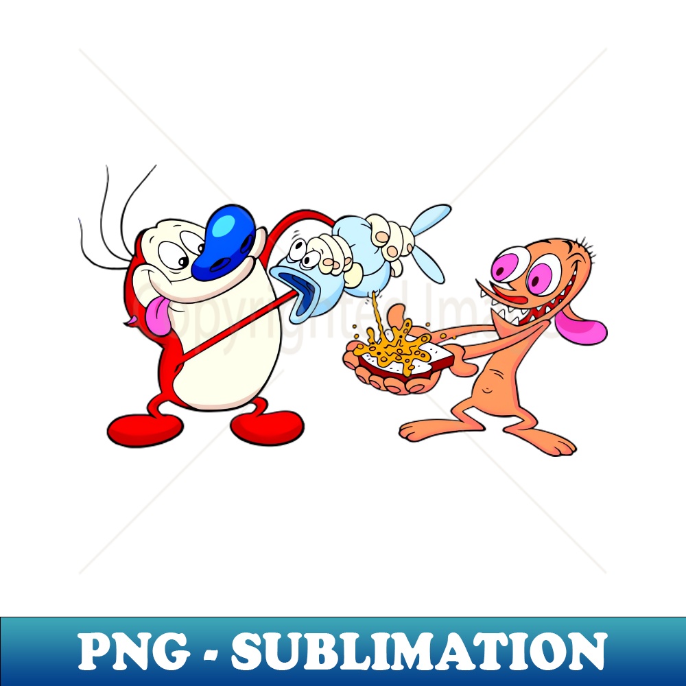 The Ren and Stimpy Show - PNG Transparent Sublimation File - | Inspire ...