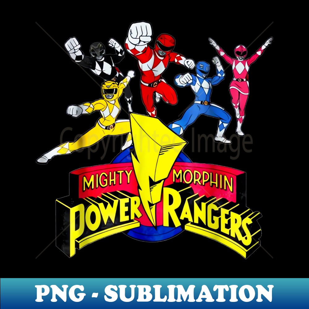 Mighty Morphin Power Rangers - PNG Transparent Sublimation F | Inspire ...