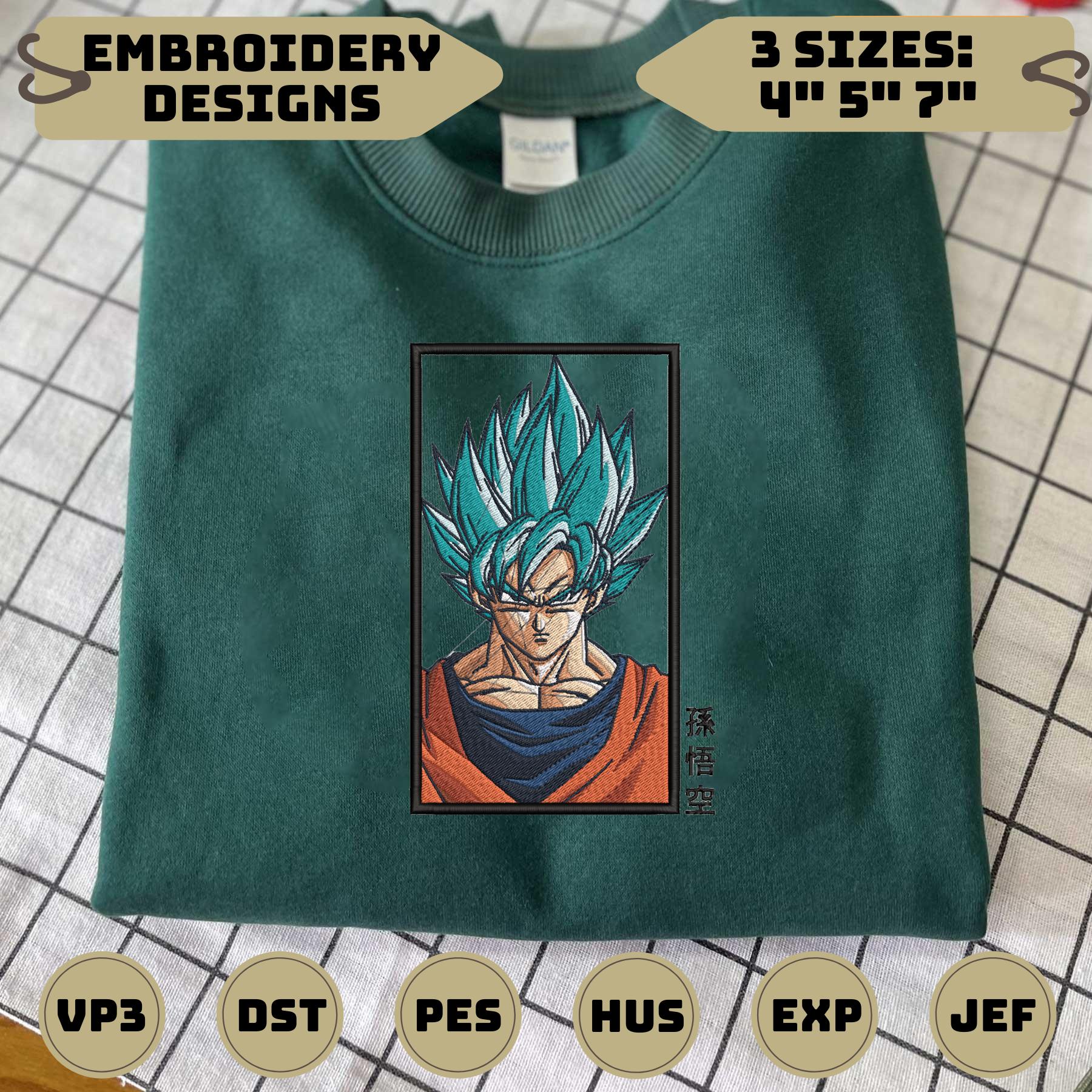 Anime Inspired Embroidery Designs, Anime Embroidery Files, E - Inspire ...