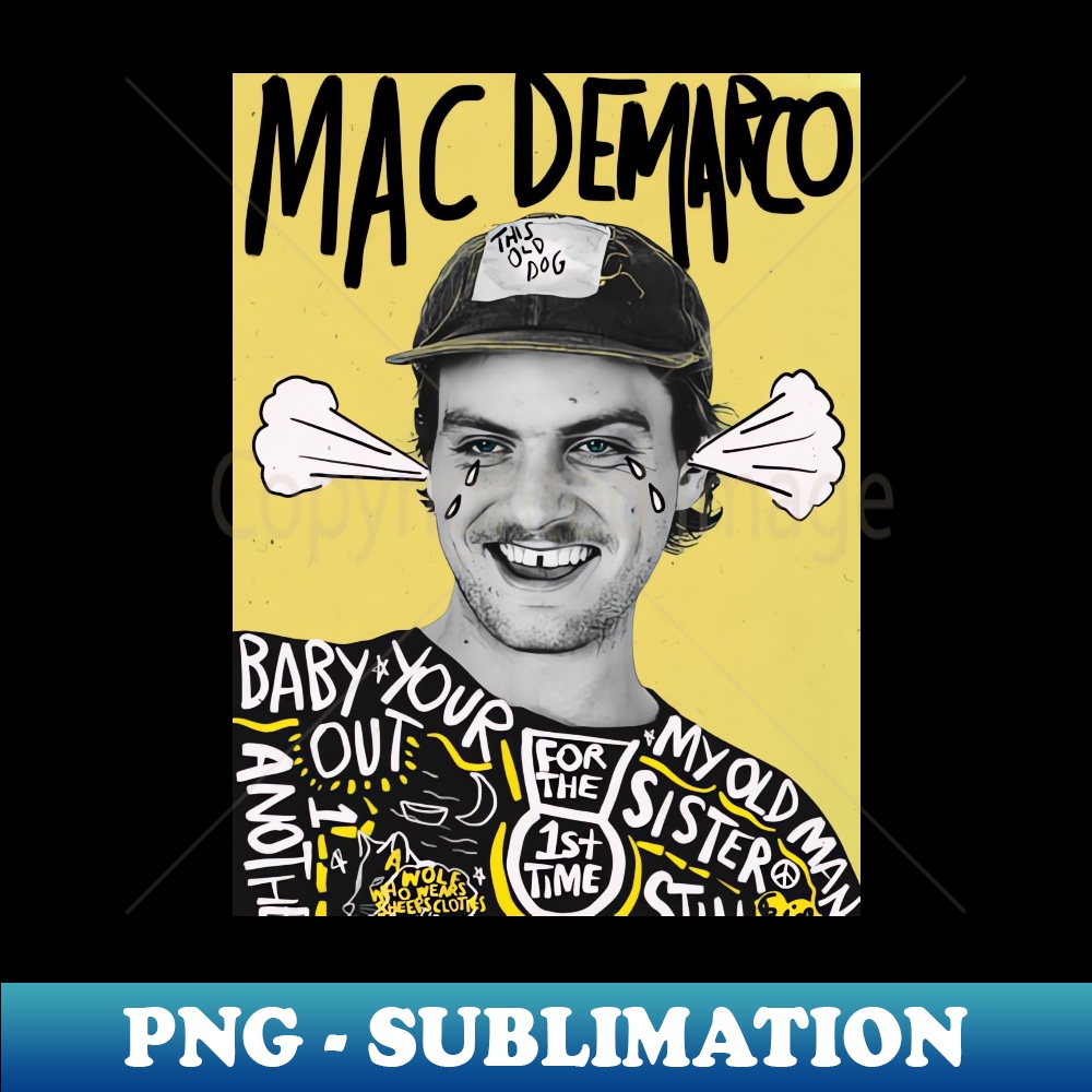 Mac DeMarco - PNG Transparent Digital Download File for Subl | Inspire ...