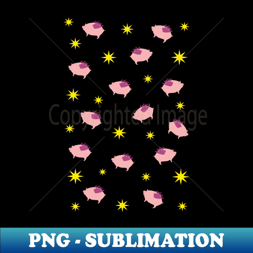 Flying piggies in the night - Instant Sublimation Digital Do | Inspire ...