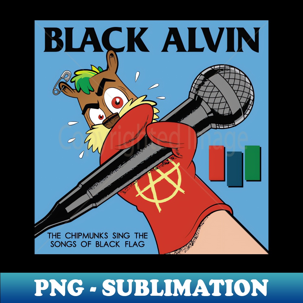 Black Alvin - Retro PNG Sublimation Digital Download - Bring | Inspire ...