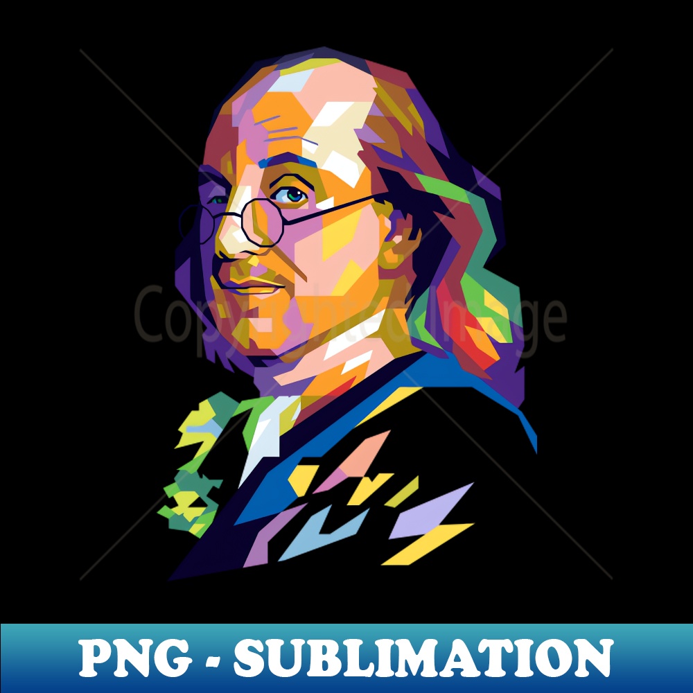 Benjamin Franklin - Exclusive PNG Sublimation Download - Cap | Inspire ...