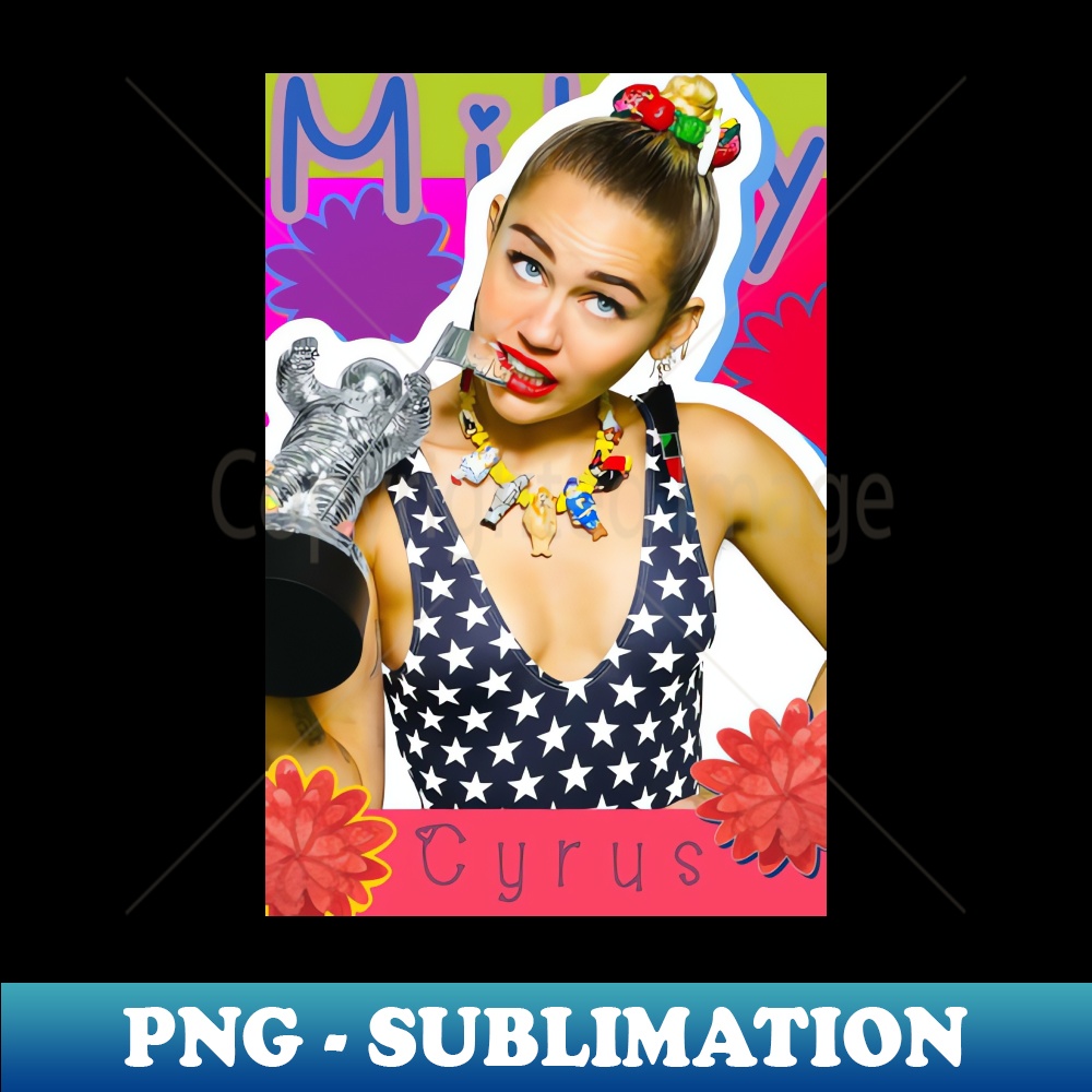 Miley Cyrus 1992 - Instant PNG Sublimation Download - Revol | Inspire Uplift