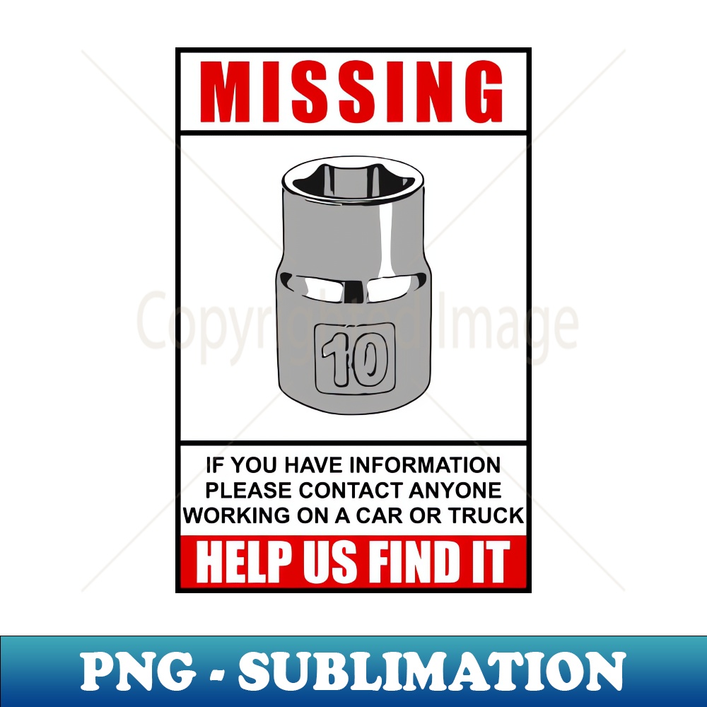 Missing - 10mm - PNG Sublimation Digital Download - Fashiona - Inspire ...