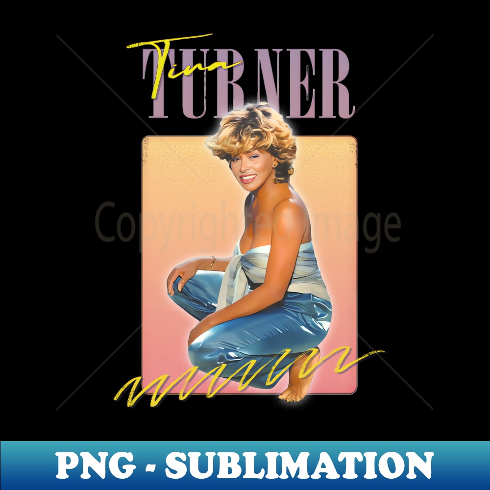 Tina Turner 80s Style Retro Fan Art Design - Sublimation-Re | Inspire Uplift