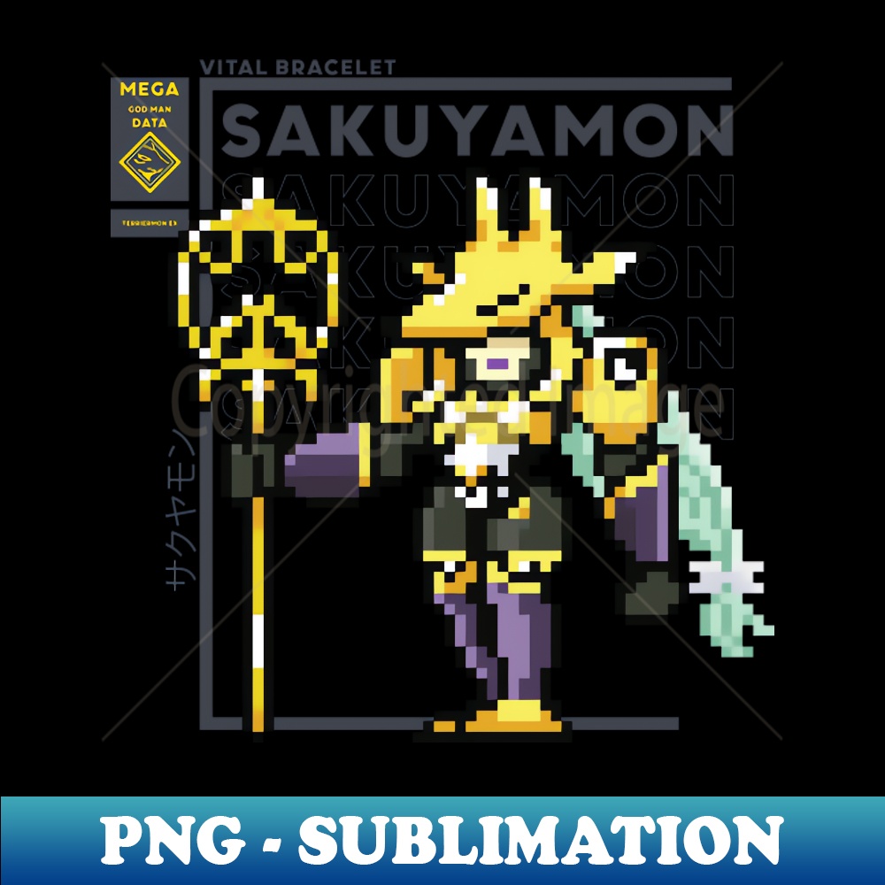 digimon vb sakuyamon - Aesthetic Sublimation Digital File - | Inspire ...