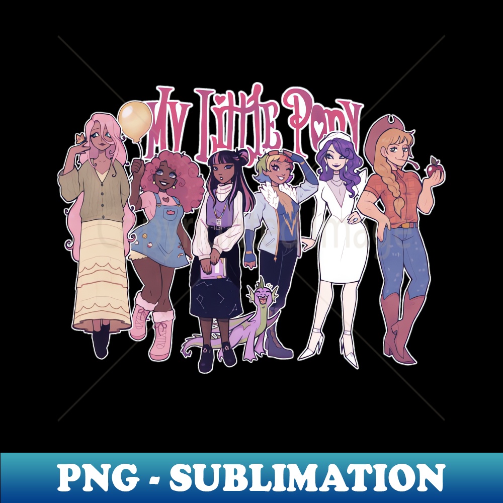 My Little Pony Human - PNG Transparent Digital Download File | Inspire ...