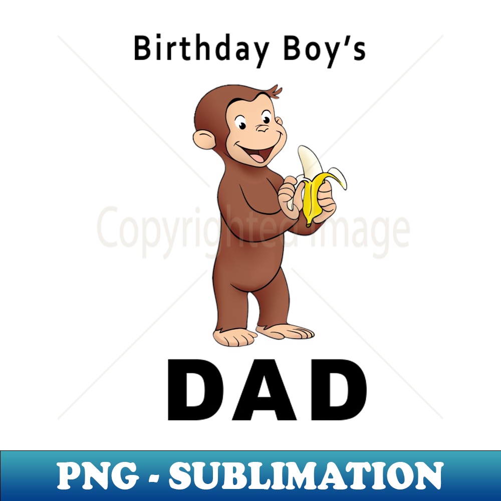 Daddy - Curious George - PNG Sublimation Digital Download - | Inspire ...