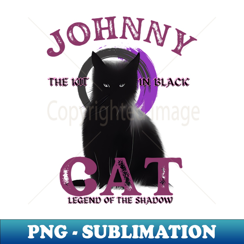 Johnny Cat Legend of the Shadow - PNG Sublimation Digital Do - Inspire ...