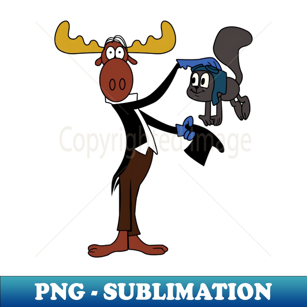 Rocky Bullwinkle Show - Creative Sublimation PNG Download - | Inspire ...