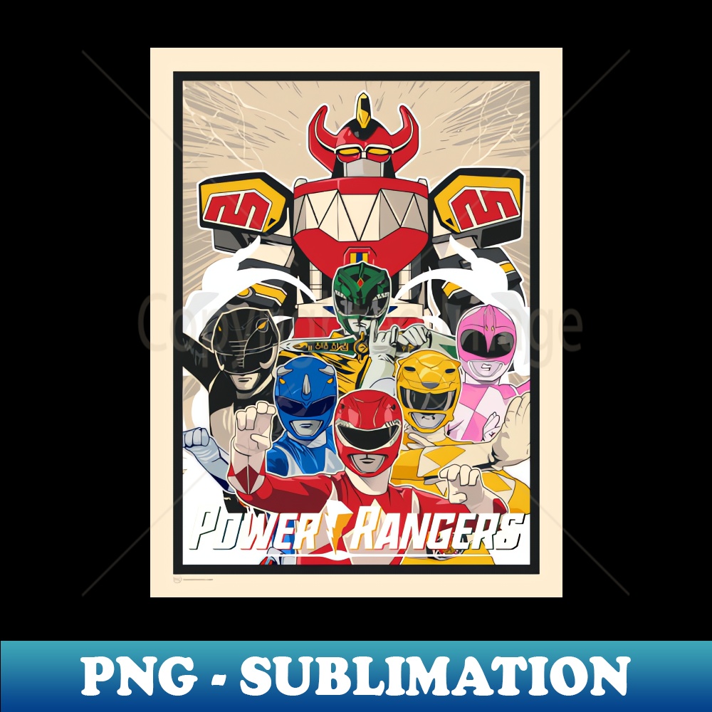 Power Rangers - Aesthetic Sublimation Digital File - Perfect | Inspire ...