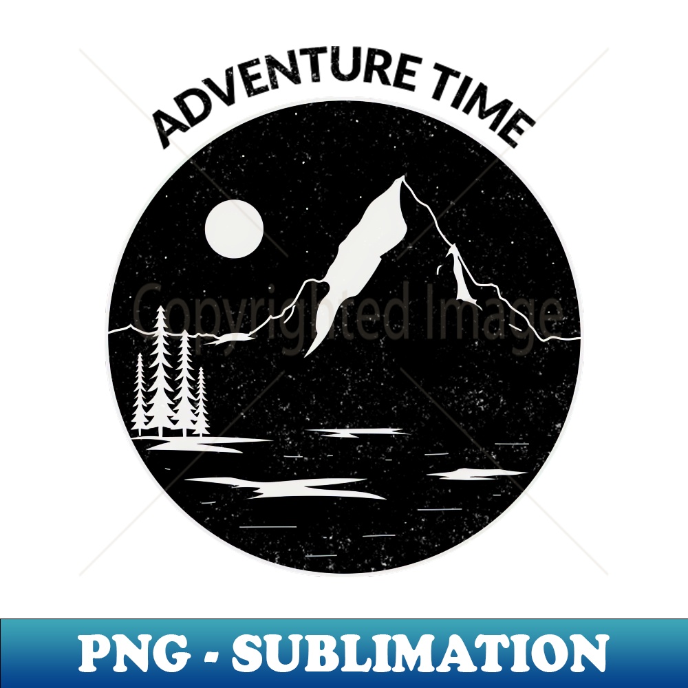 Adventure Time Mountains - Premium PNG Sublimation File - De | Inspire ...