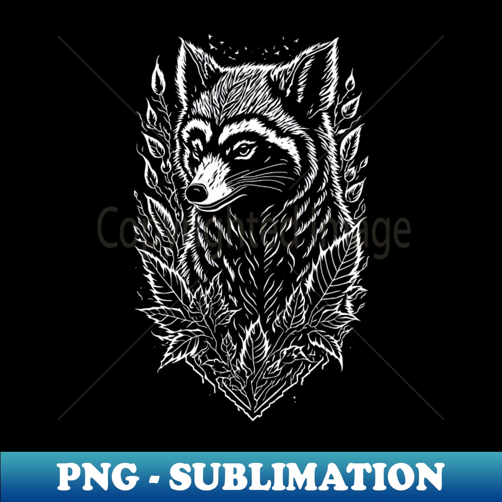 Raccoon Spirit of the Forest - Stylish Sublimation Digital D | Inspire ...