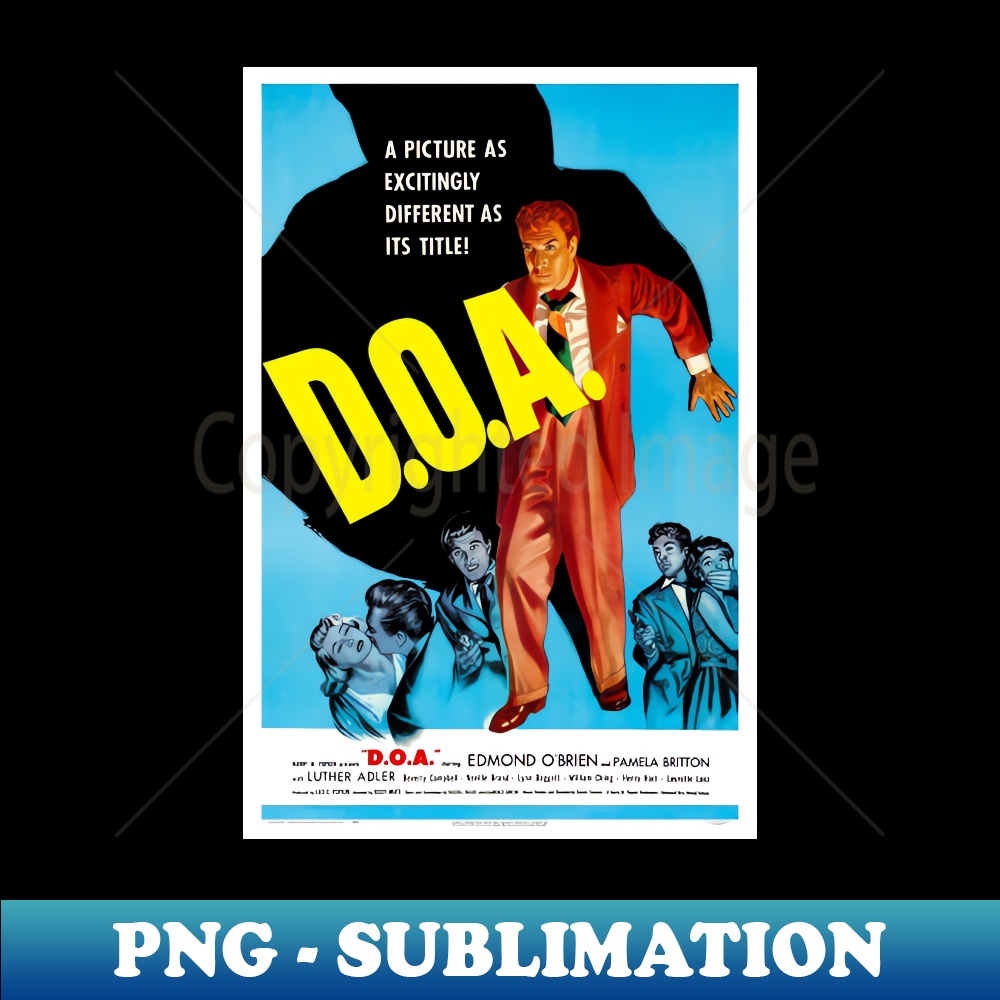 Vintage Movie Poster DOA - Aesthetic Sublimation Digital Fil - Inspire ...