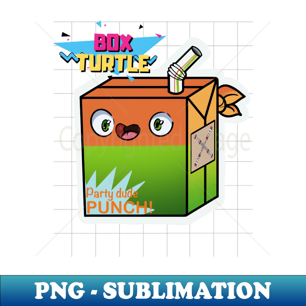 Box Turtle Mikey - High-Resolution PNG Sublimation File - Fa | Inspire ...