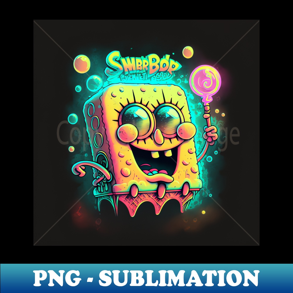 Fan Art Anime Funny spongebob - Elegant Sublimation PNG Down | Inspire ...