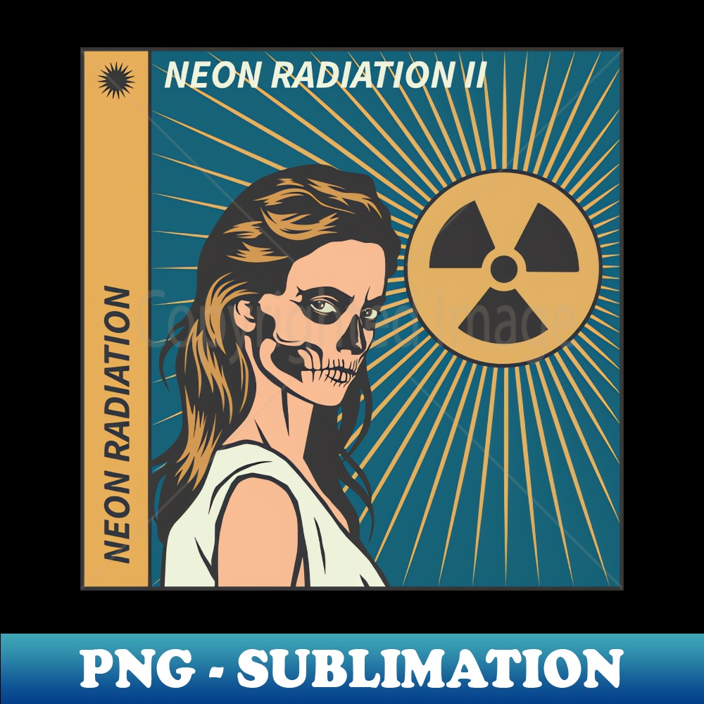 Neon Radiation II - PNG Transparent Sublimation Design - Per | Inspire ...