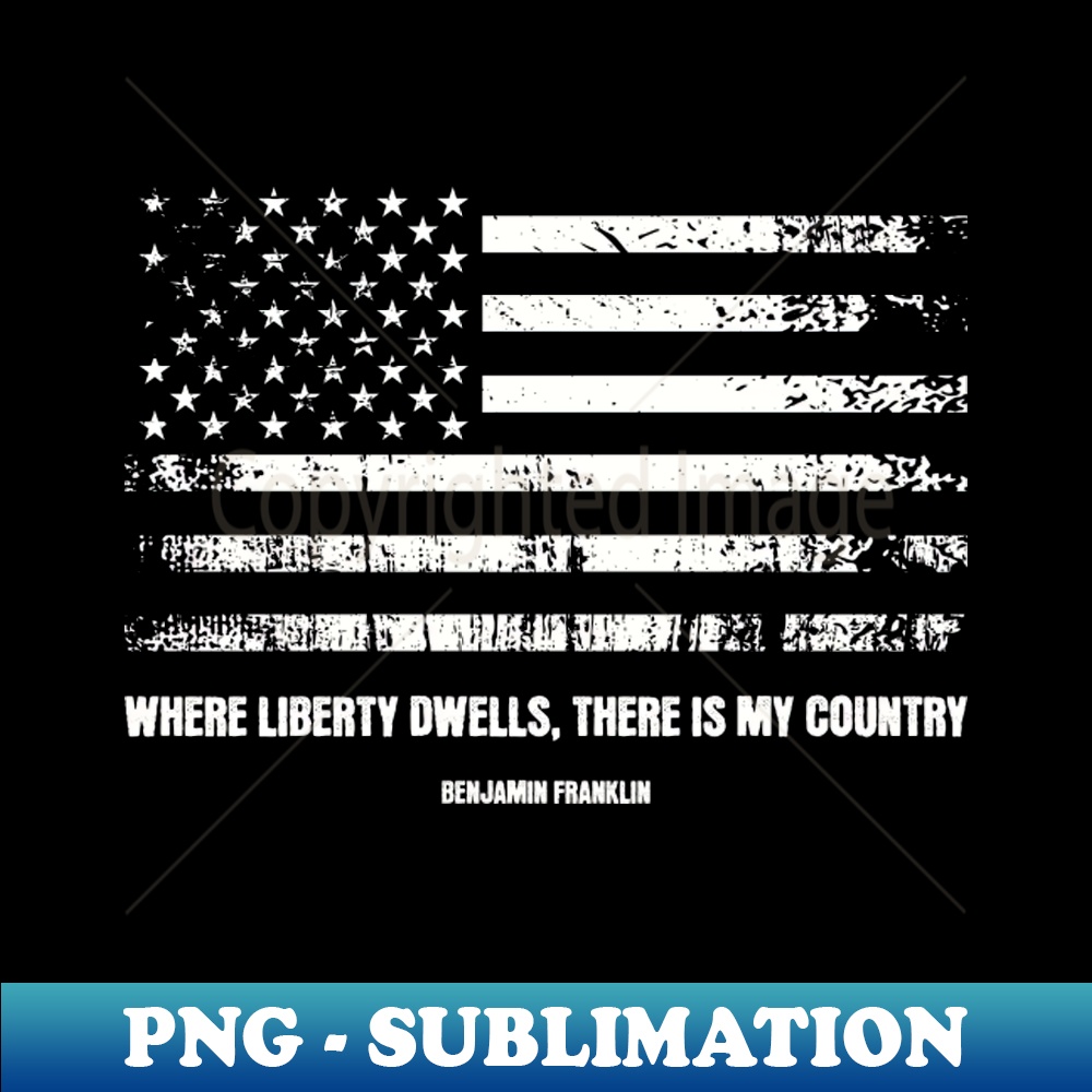 American flag Benjamin Franklin - Stylish Sublimation Digita | Inspire ...