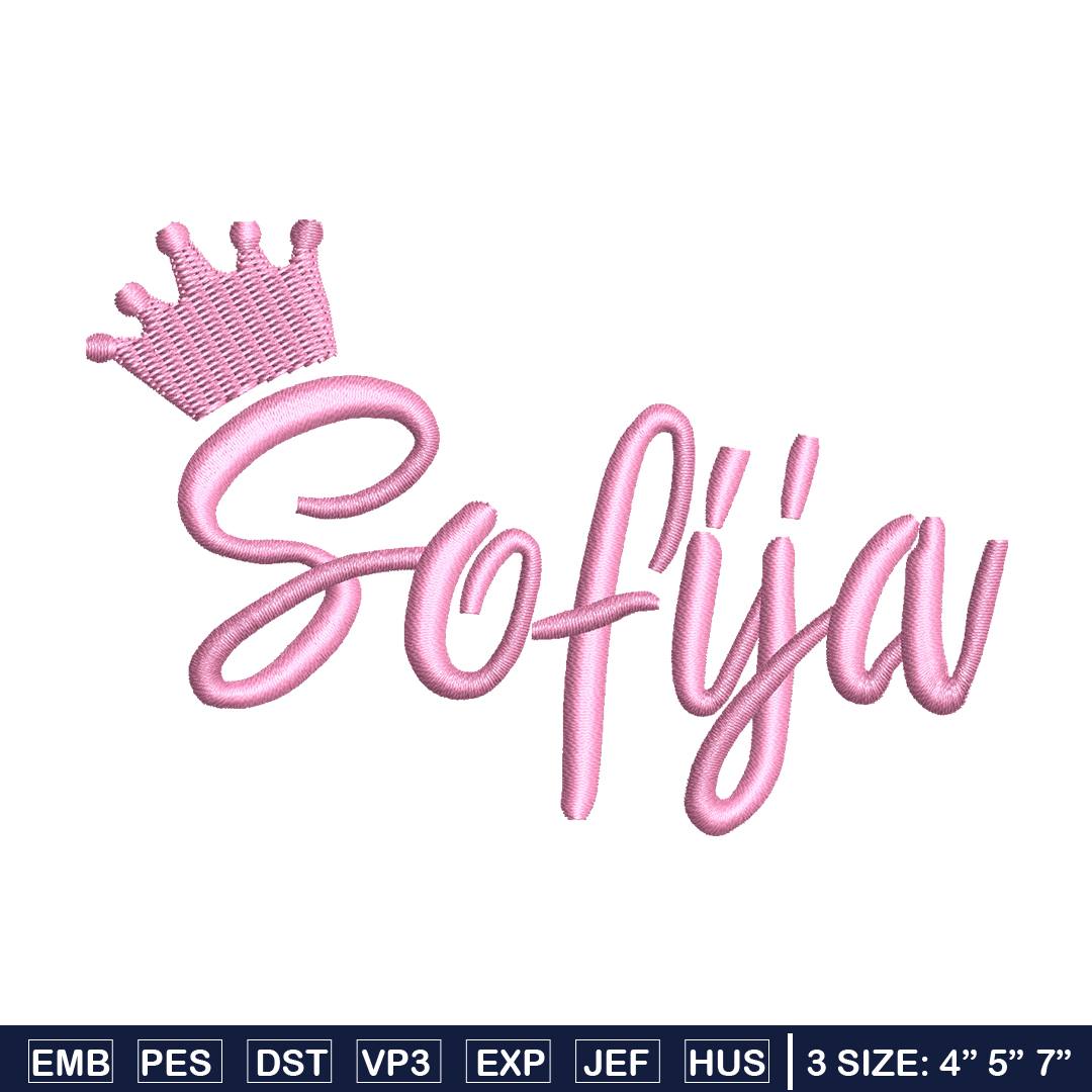 Sofia Logo embroidery design, Sofia Logo embroidery, logo de | Inspire ...