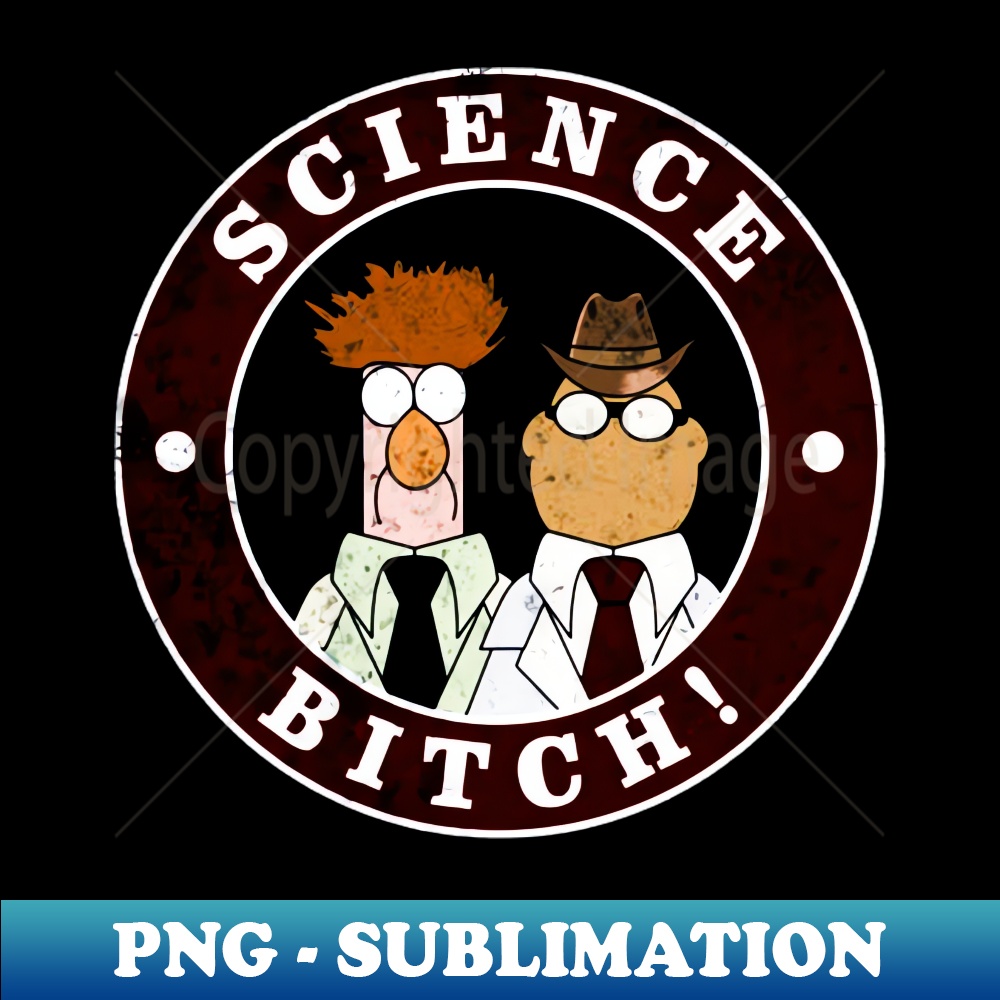 Muppets Science Bitch unsen Beaker - PNG Sublimation Digita | Inspire ...