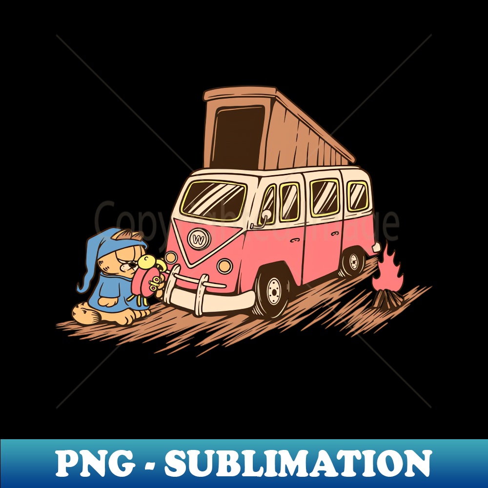 Garfield the Cat Overslept - Premium PNG Sublimation File - | Inspire ...