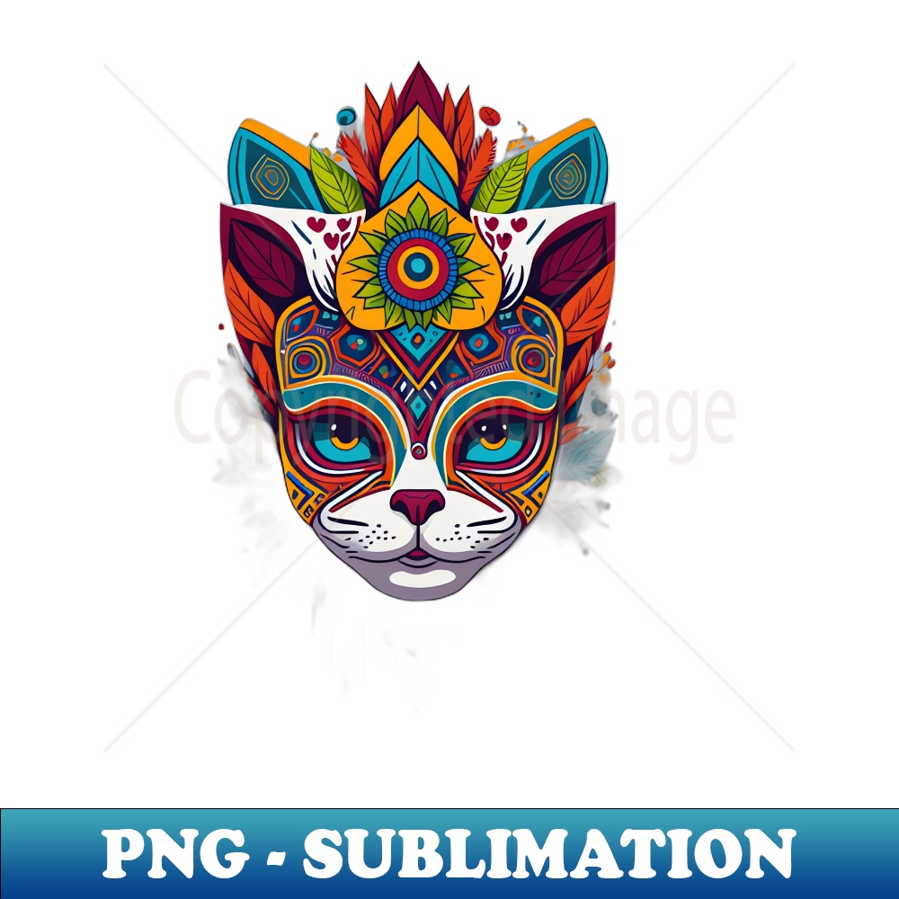 Colorful Maya Mask - Special Edition Sublimation PNG File - | Inspire ...