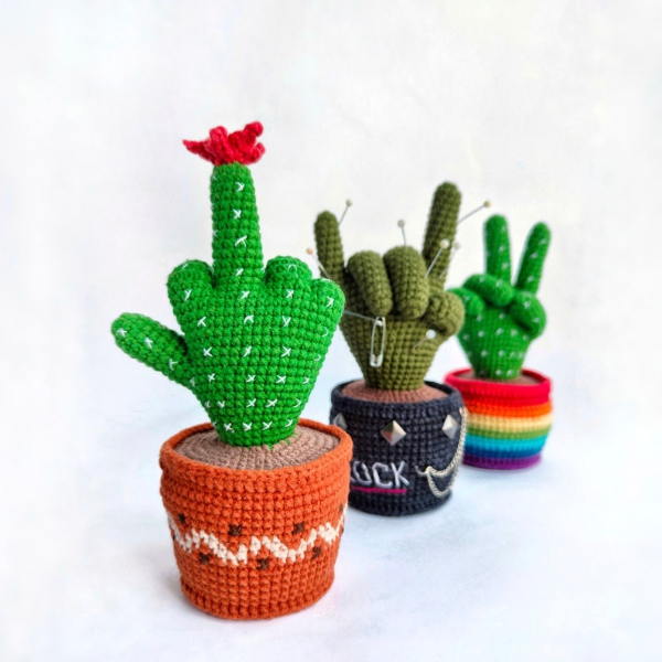 Cactus Hand CROCHET PATTERN / Amigurumi cactus PDF English p | Inspire ...