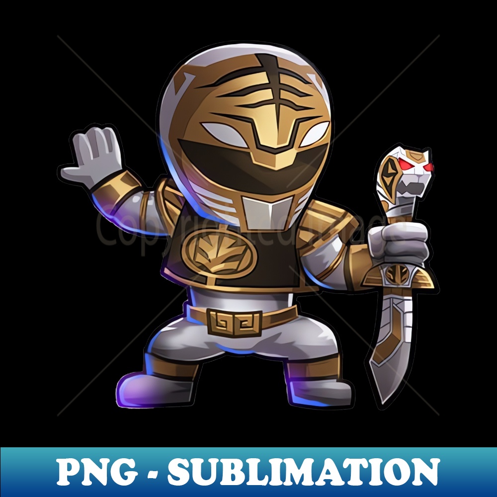 white ranger - Sublimation-Ready PNG File - Bold & Eye-catch | Inspire ...