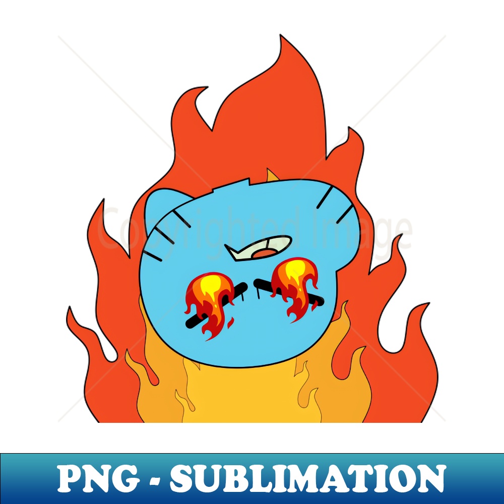Angry Gumball - Artistic Sublimation Digital File - Boost Yo | Inspire ...