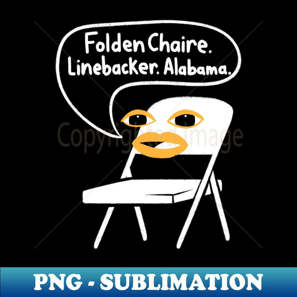 Alabama Boat Fight White Folding Chair - Linebacker - Instan - Inspire ...