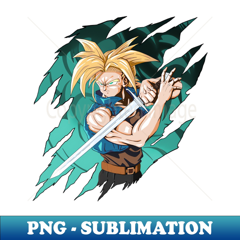 Future trunks aqua - Signature Sublimation PNG File - Create | Inspire ...