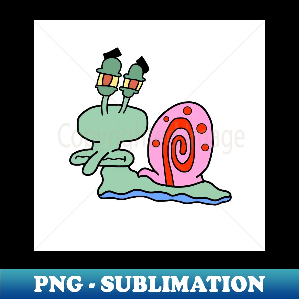 Squidward Snail - Elegant Sublimation PNG Download - Create | Inspire ...