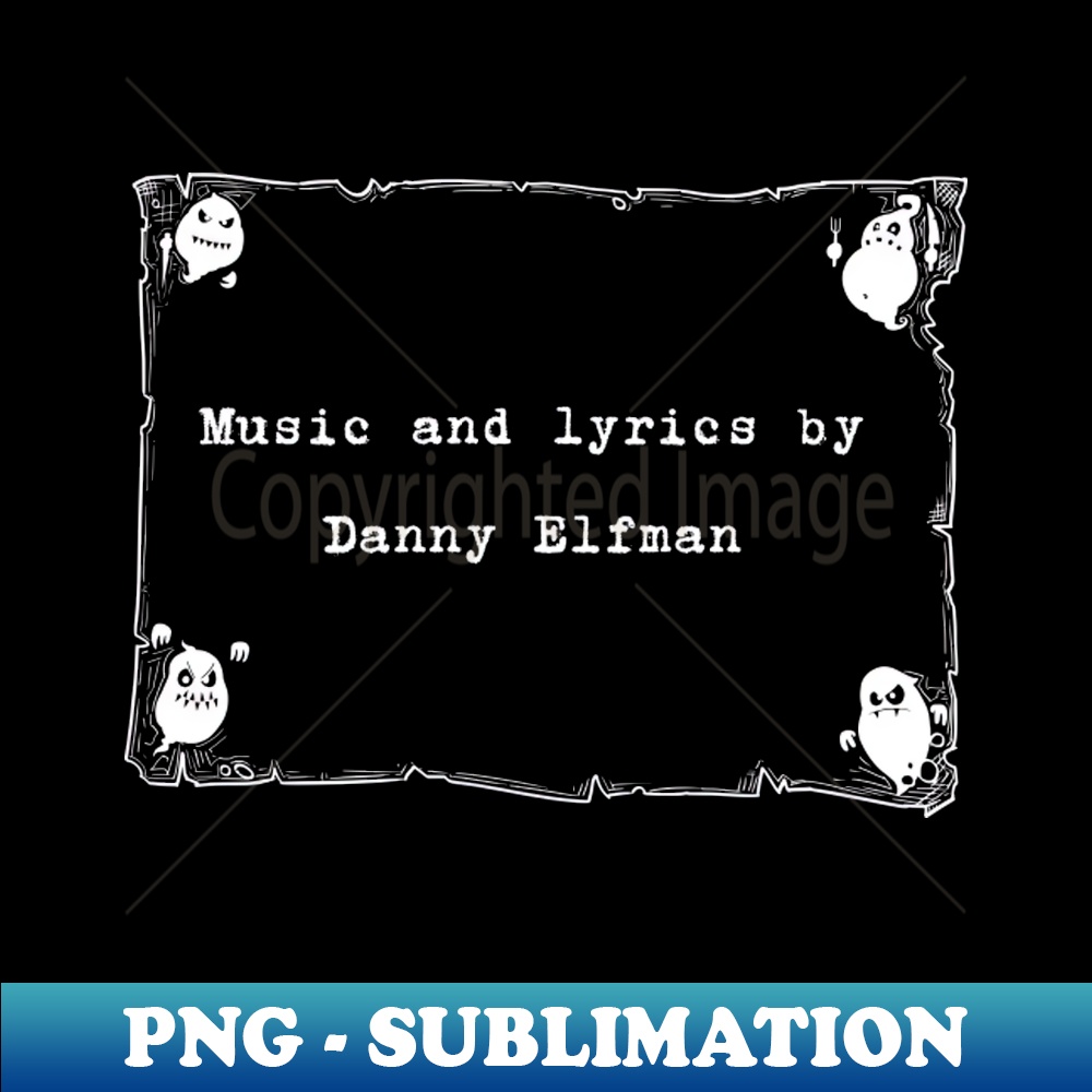 Music and lyrics by Danny Elfman - PNG Transparent Sublimati - Inspire ...